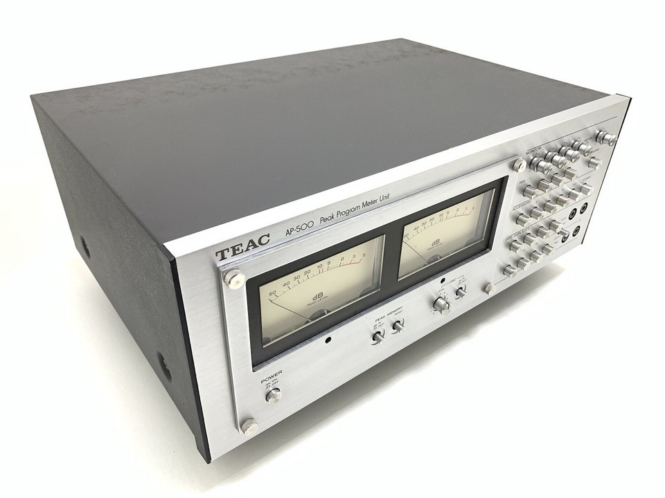 TEAC AP-500 Very Rare Peak Program Meter Unit Vintage 1977 Manual Work ...