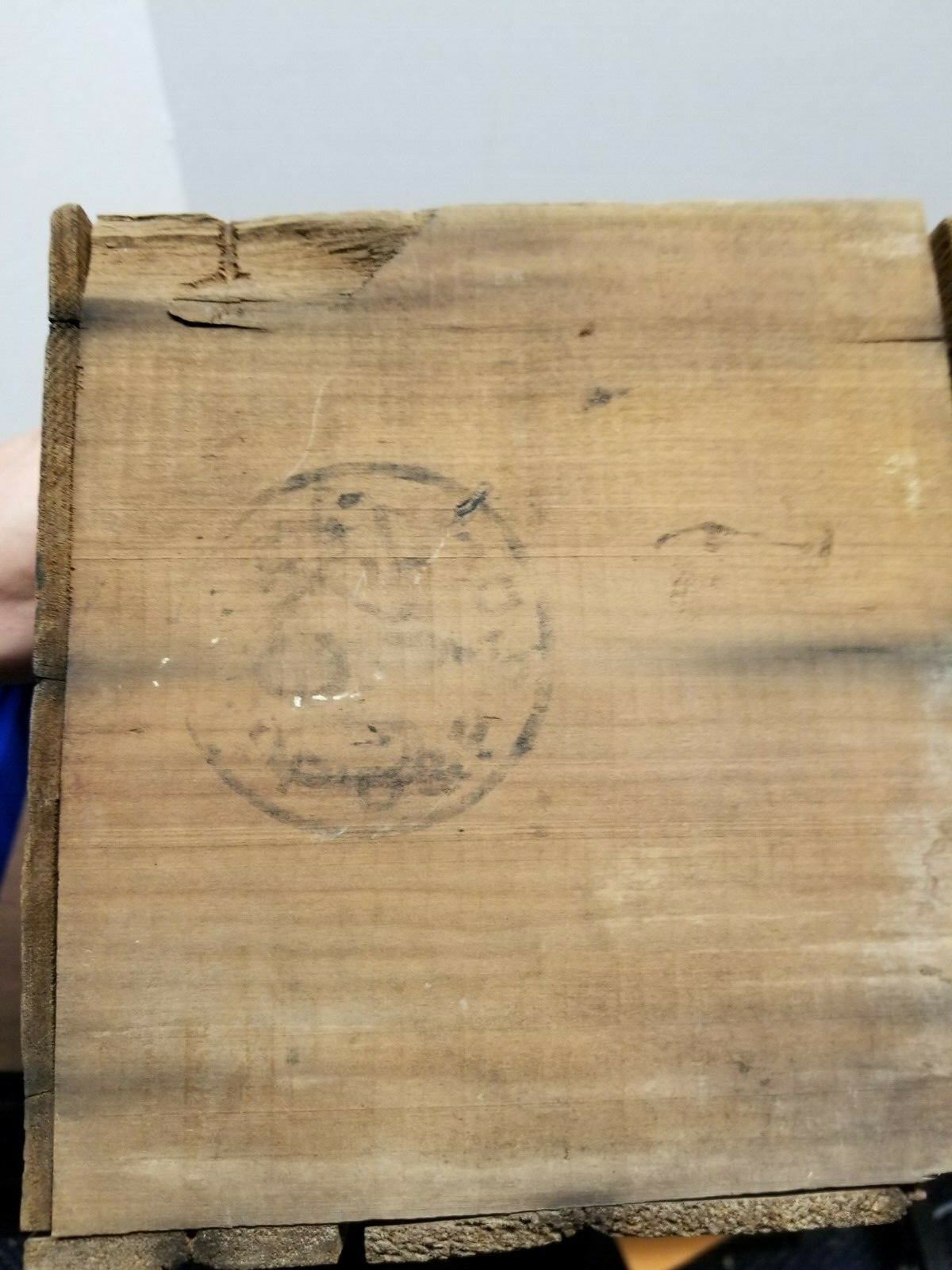 1950's Anglo Corned Beef Wood Box Crate Argentine Wooden Industria ...