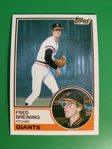 1983 Topps Fred Breining #747 San Francisco Giants | eBay