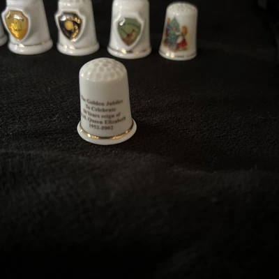 Vtg Lot Of 20 Thimble State Souvenir And | Grelly UK