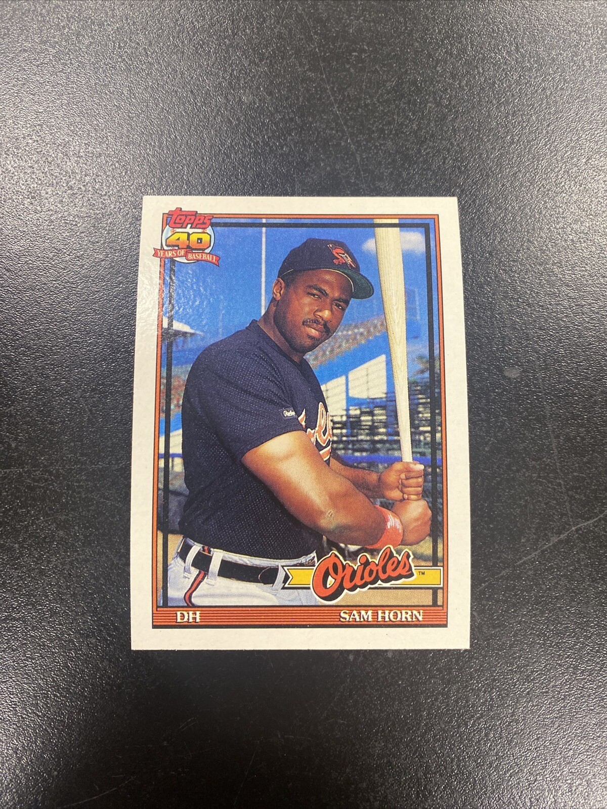 1991 Topps Sam Horn #598 Baltimore Orioles | eBay