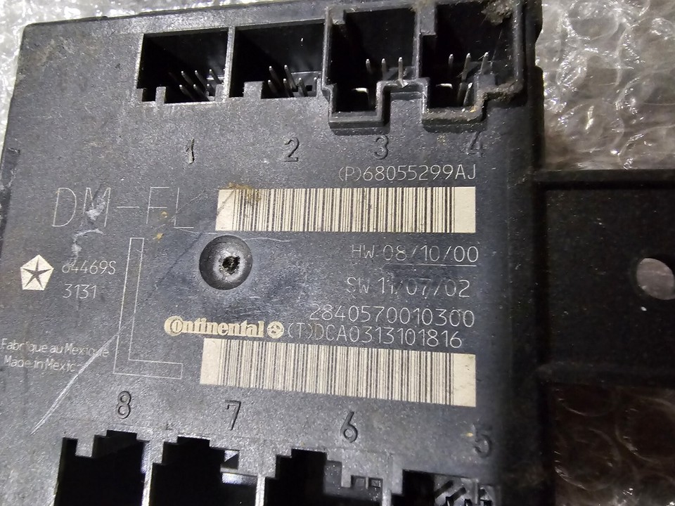 2010-2012 Ram 1500-3500 Driver Door Module P# 68055299 Warranty | eBay