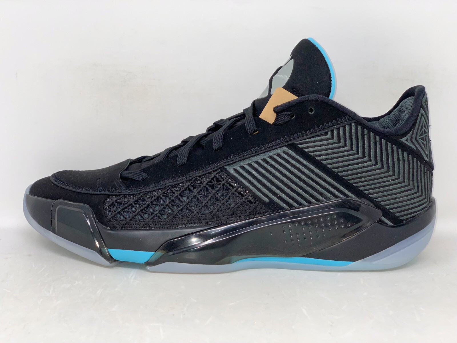 Air Jordan 38 Low 'Gamma Blue' Black Sneakers, Size 9.5 BNIB FD2326-004 ...