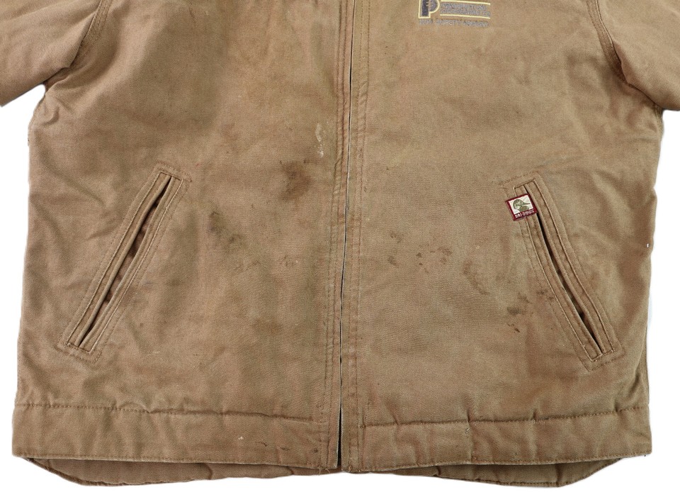 Dri-Duck 5087 Mens L Brown Boulder Canvas Quilted Lined Outlaw Jacket ...