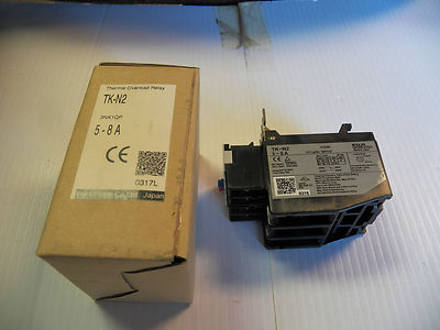 NEW FUJI ELECTRIC 3NK1QP OVERLOAD RELAY TK-N2 TKN2 5-8A 5-8 A AMP 690V ...