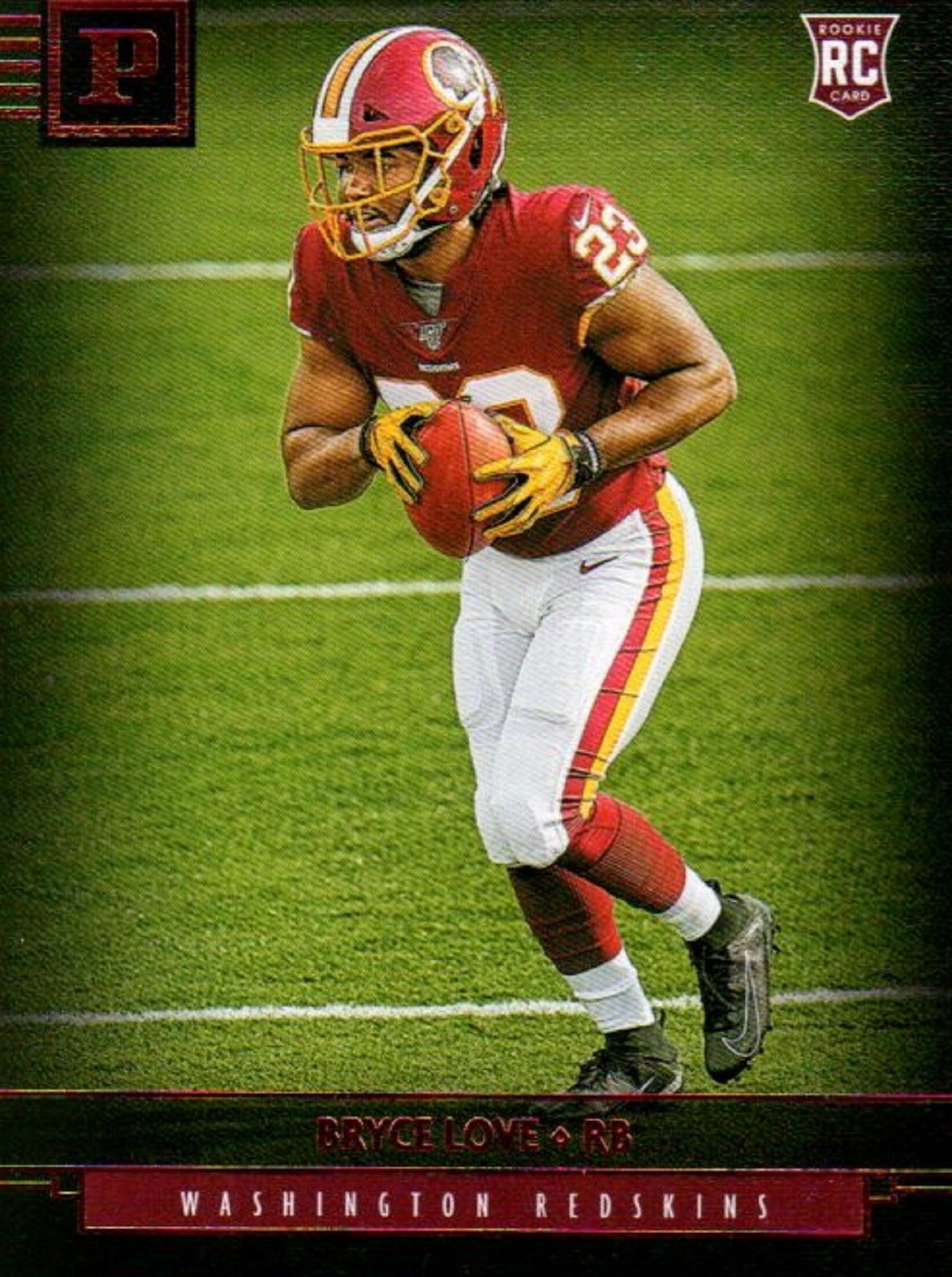 2019 Panini #27 Bryce Love RC Washington Redskins | eBay