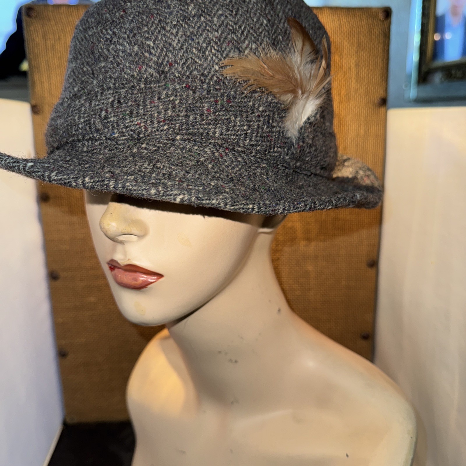 Donegal Handwoven Irish Walking Bucket Hat 100% Wool … - Gem