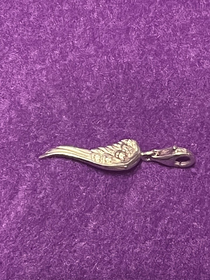 Thomas Sabo Silver & CZ Angel Wing Charm | eBay UK