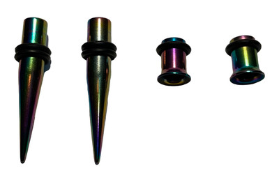 2 Pairs 2G 6MM Tapers and Plugs Body Jewelry Set | eBay