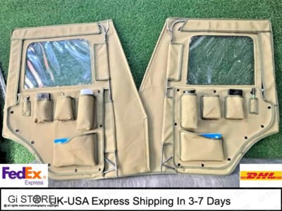 Door Frame Set with Covers and organizer Fits Willys Jeep CJ2A CJ3A | eBay