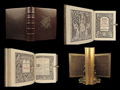 1875 STUNNING Catholic Book of Hours Illustrated Gusman & Queyroy ART ...