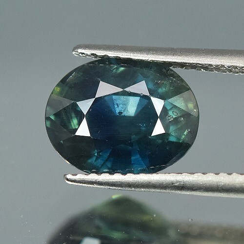 AIGS Certified Natural Sapphire 3.67 Cts Teal Color Heated | eBay