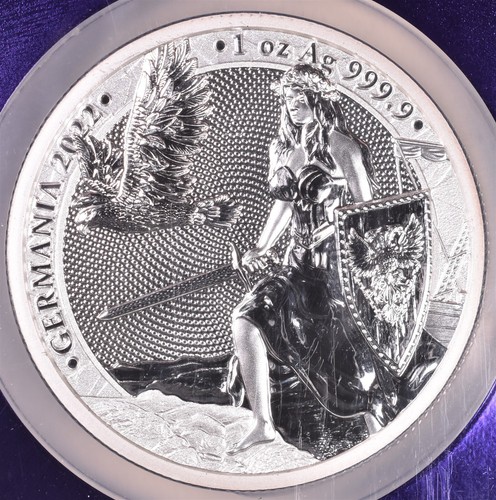 2022 Germania Sword & Shield 1 oz Silver - NGC MS70 Private Issue ...