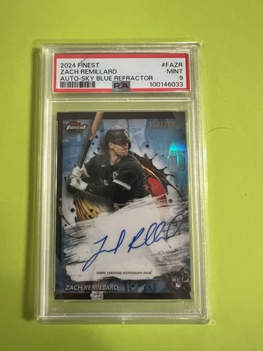 2024 Topps Finest - Finest Autographs Zach Remillard #FA-ZR (AU, RC ...