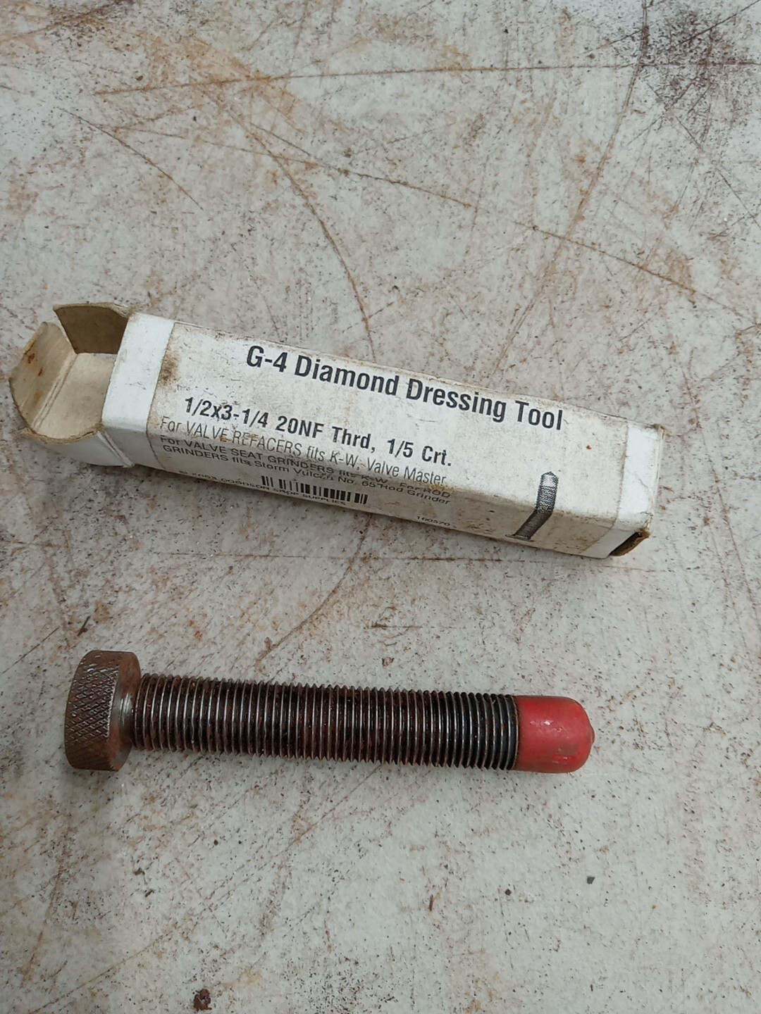 goodson tool G-4 diamond dressing tool 1/2x3-1/4 20NF Thread,1/5 CRT ...