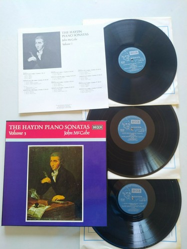 Haydn Piano Sonatas Vol 3 Mccabe Decca 1976 Box 3x LP + Libretto 12 ...