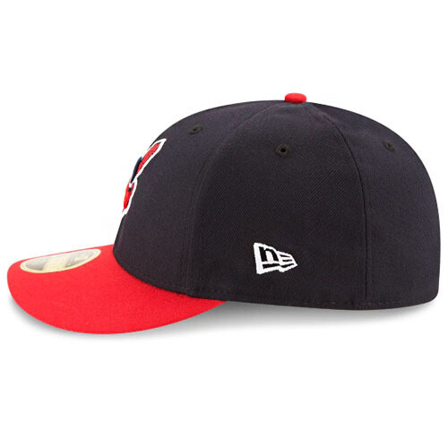New Era Cleveland Indians Fitted Hat MLB Authentic Home 2 Tone Low ...