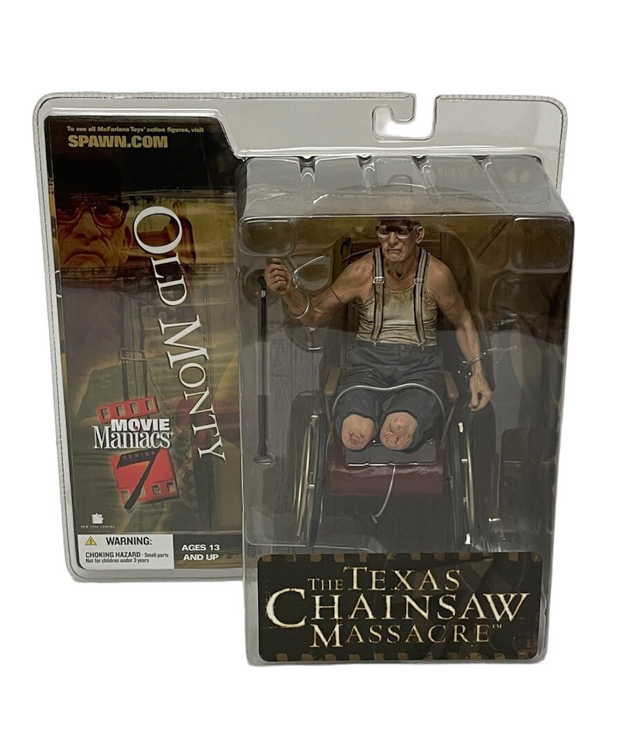 McFarlane Movie Maniacs Old Monty Texas Chainsaw Massacre Series 7 ...