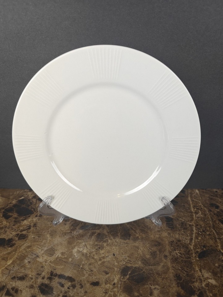 Set Of 12 Oneida Majesticware Sunrise Salad Plates White Stoneware 7.5 ...