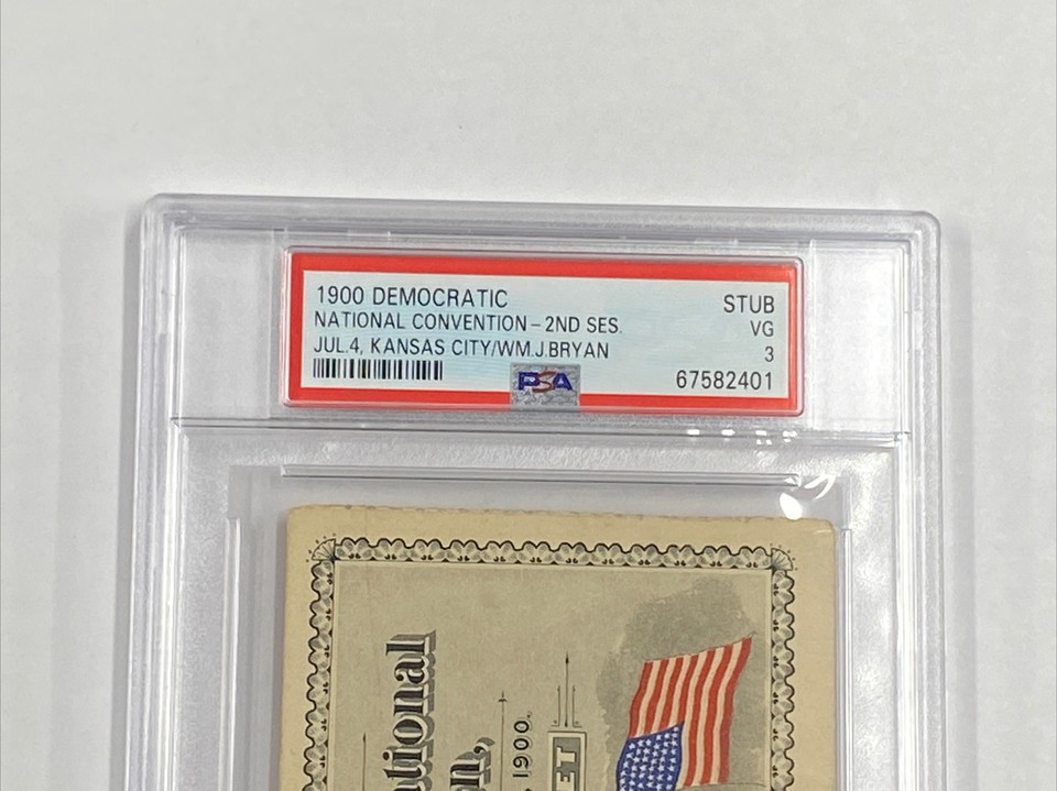 1900 Democratic National Convention Platform Ticket William Jennings ...