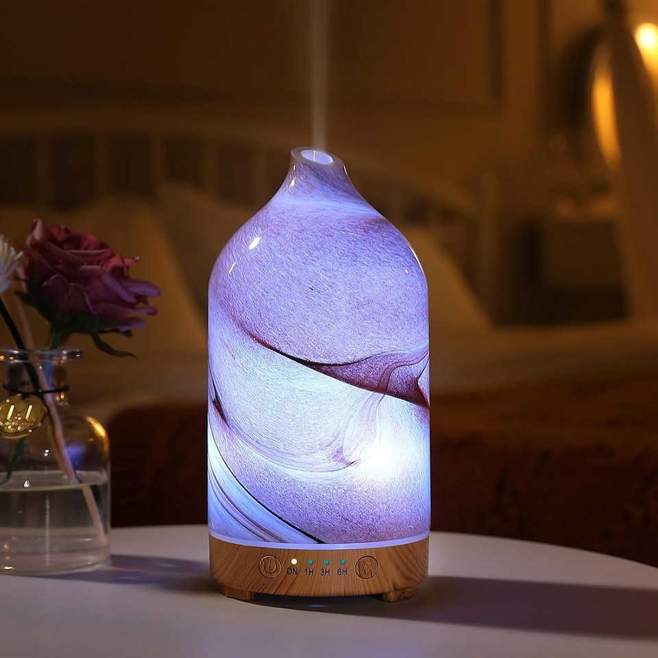 Essential Oil Diffuser Hand Blown Glass Aromatherapy Diffuser ...