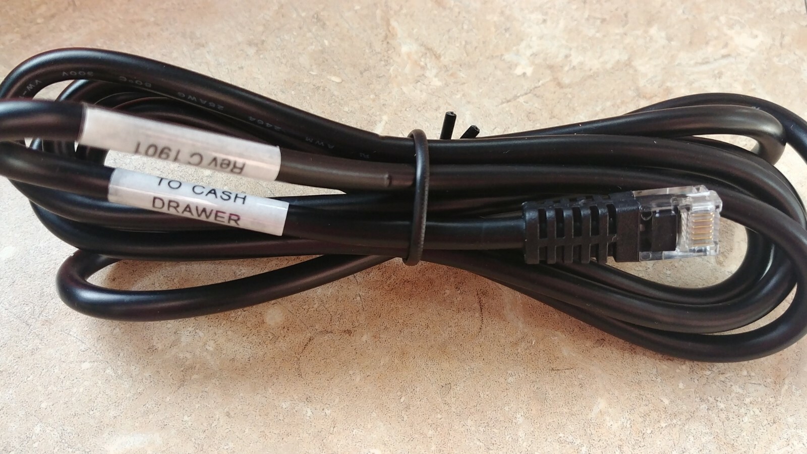 NCR 1639-K044 Kick Cable Cord for M-S 12 Volt 12V Cash Drawer Fits ...