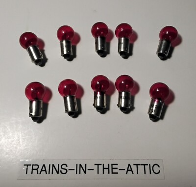 LIONEL 257 TRANSLUCENT RED BLINKING 14 VOLT BULB BAYONET BASE NEW ...