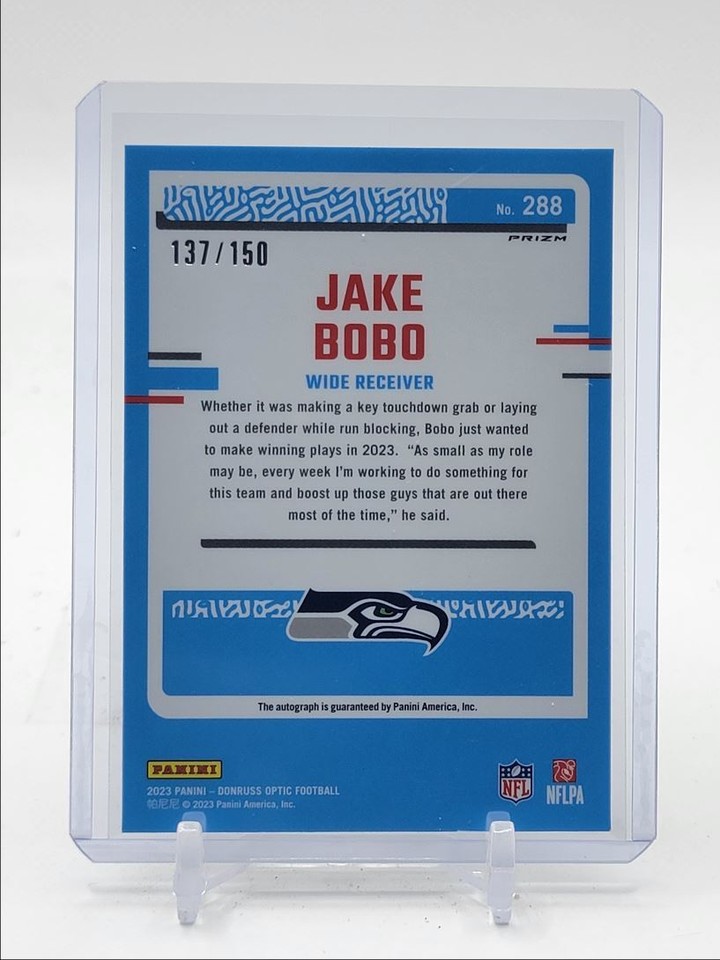 JAKE BOBO 2023 OPTIC RATED ROOKIE AUTOGRAPH HOLO RC AUTO /150 Q1702-99 ...