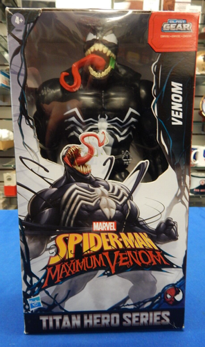 Hasbro Marvel Spider-man Maximum Venom Titan Hero Series VENOM 12 Inch ...