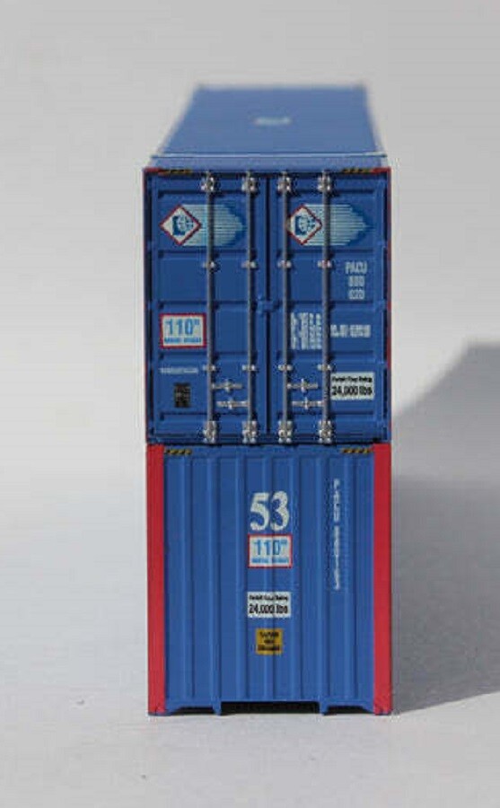 JTC N Scale 535015 PACER STACKTRAIN 53' HC Container w/Magnetic Sys 2 ...