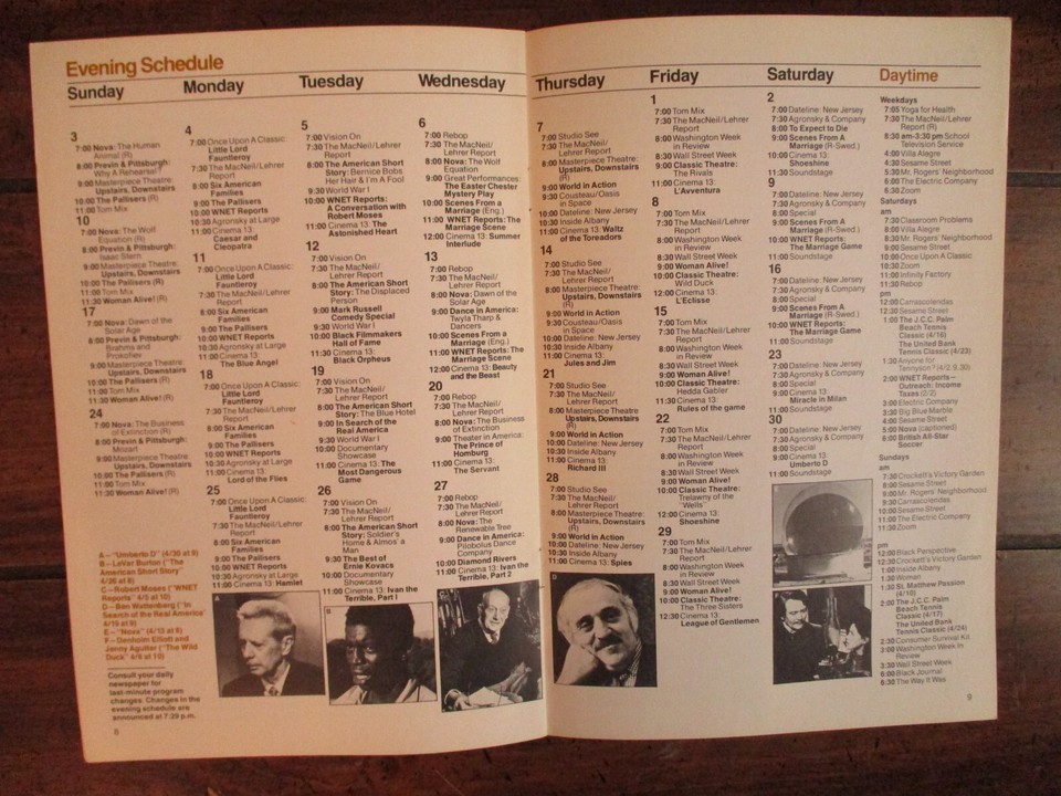 April, 1977 WNET/13 PBS Thirteen Mag(RUBY DUNCAN/SUZY KNICKERBOCKER ...