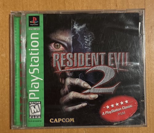 Resident Evil 2 Sony PlayStation 1 Leon / Claire 2 Disc Greatest Hit ...
