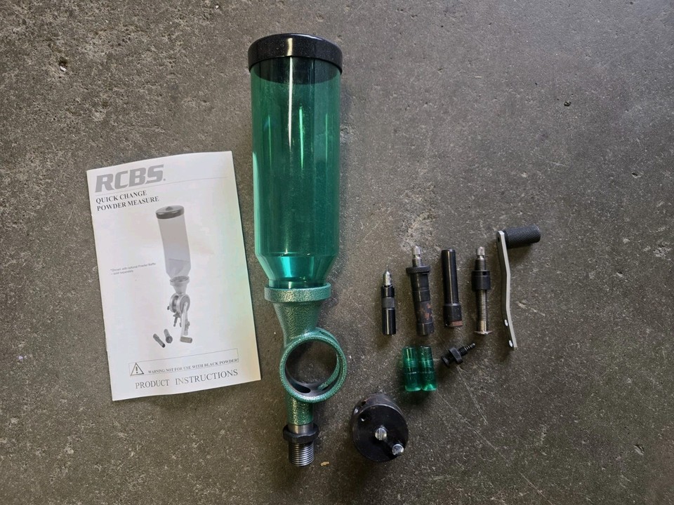 RCBS Quick Change Powder Measure Combo w/ Powder Trickler And Vtg ...