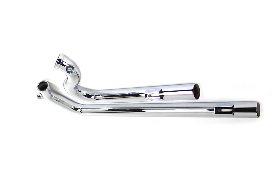 Exhaust Drag Pipe Set Chrome Shotgun Style fits Harley Davidson | eBay