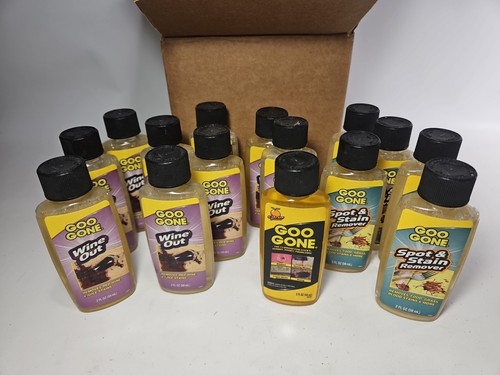 15 Goo Gone 2oz Bottles - 9 Wine And Juice, 5 General Stains, 1 ...