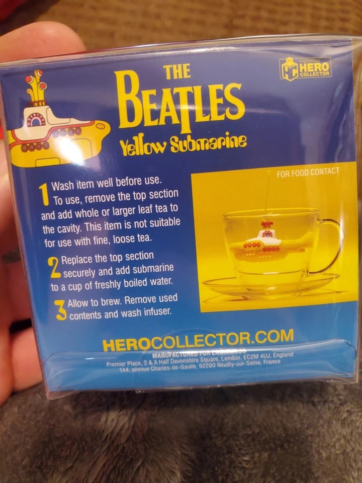 The Beatles YELLOW SUBMARINE TEA INFUSER SEALED 2021 | eBay
