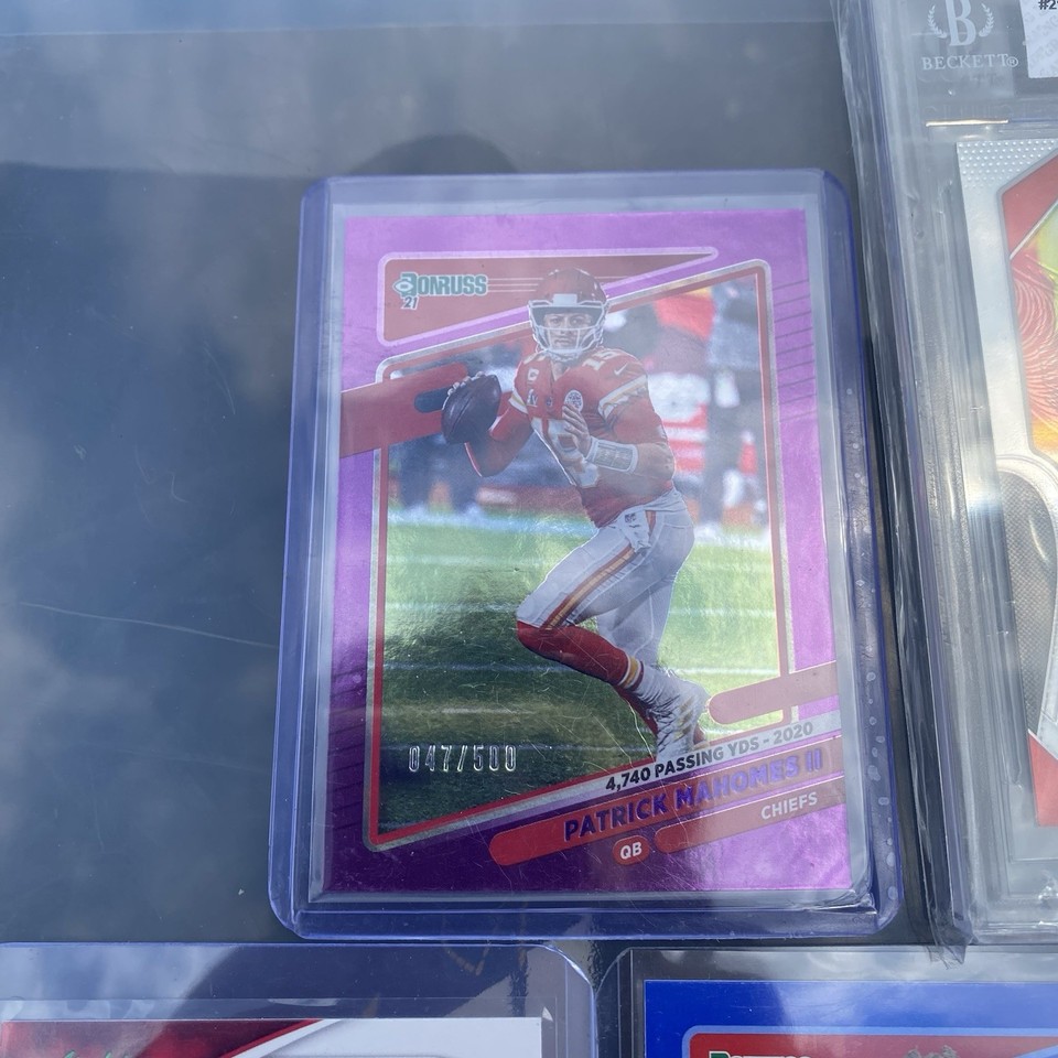 Patrick Mahomes Sports Card Lot 13 Parallels Prizm SP Color Numbered ...