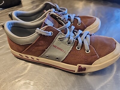 MERRELL Women's Rant Canvas Sneakers Slate Black Blue Sz 8 | eBay