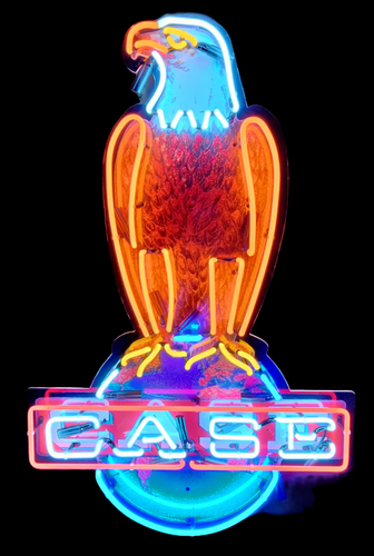 Case Eagle Neon Sign / Case Farming Tractor Signs / Barn Garage ...