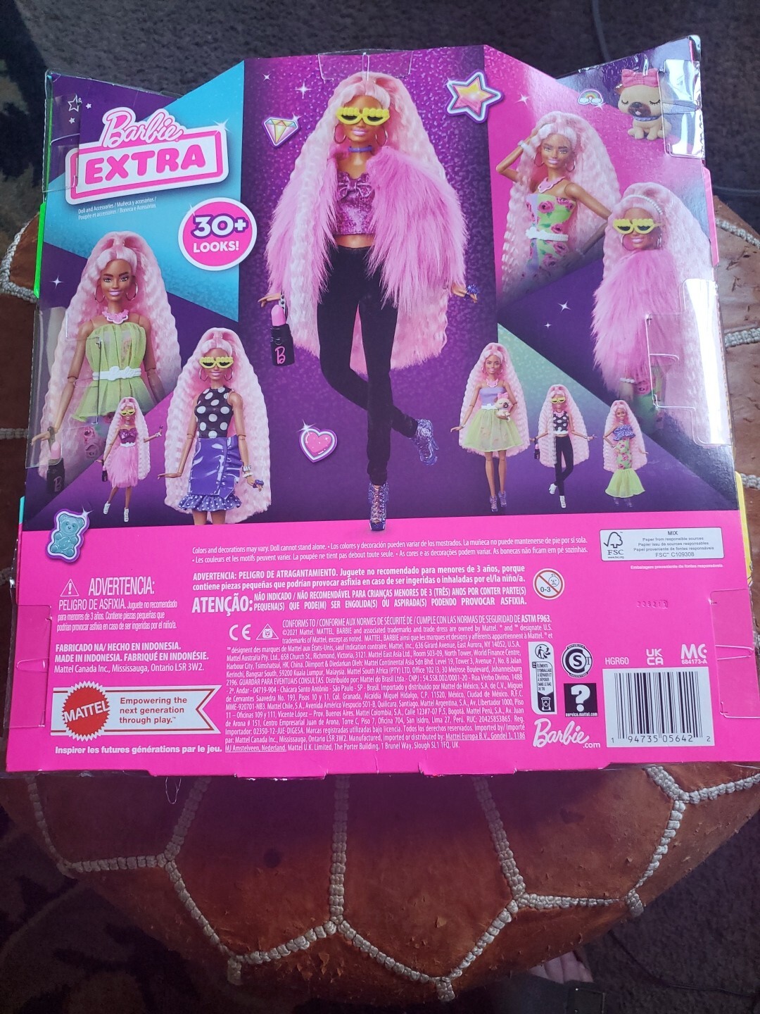 Barbie Extra Deluxe Doll 30+ Looks Flexible Joints Pink Hair- Pet NEW ...