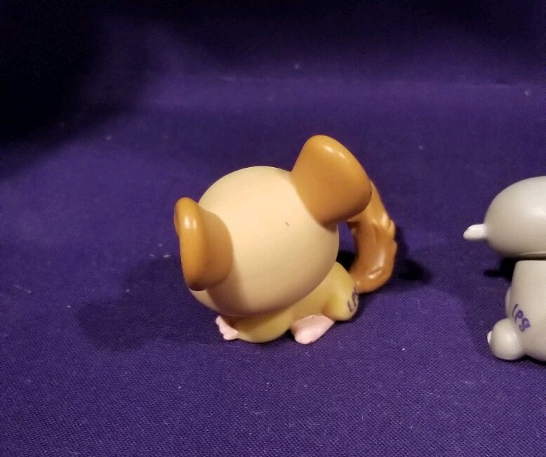 Littlest Pet Shop LPS #980 Mouse Hamster #1102 Chinchilla Purple Green ...