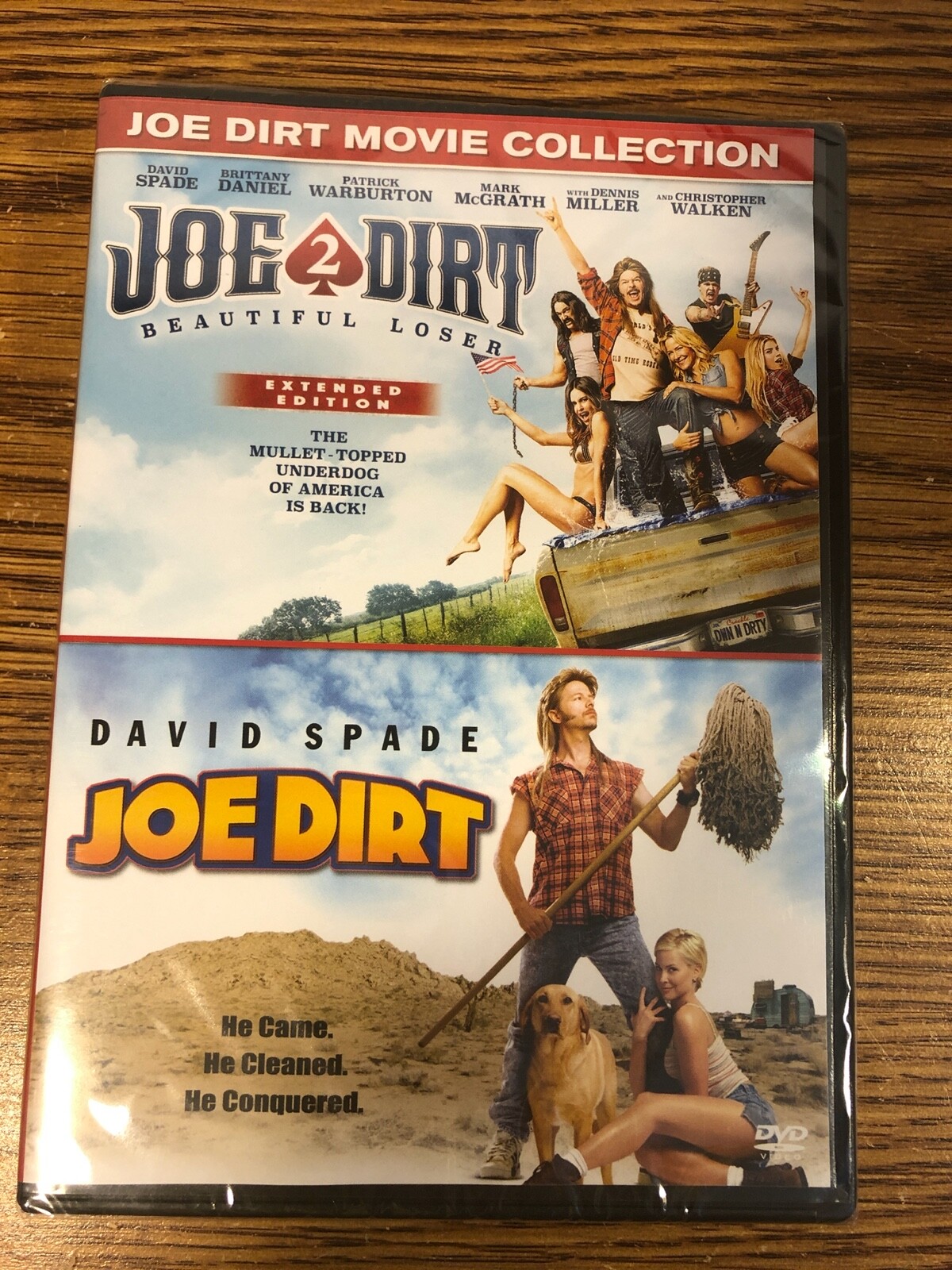 Joe Dirt Movie Collection DVD 1 2 Beautiful Loser DAVID SPADE COMEDY ...