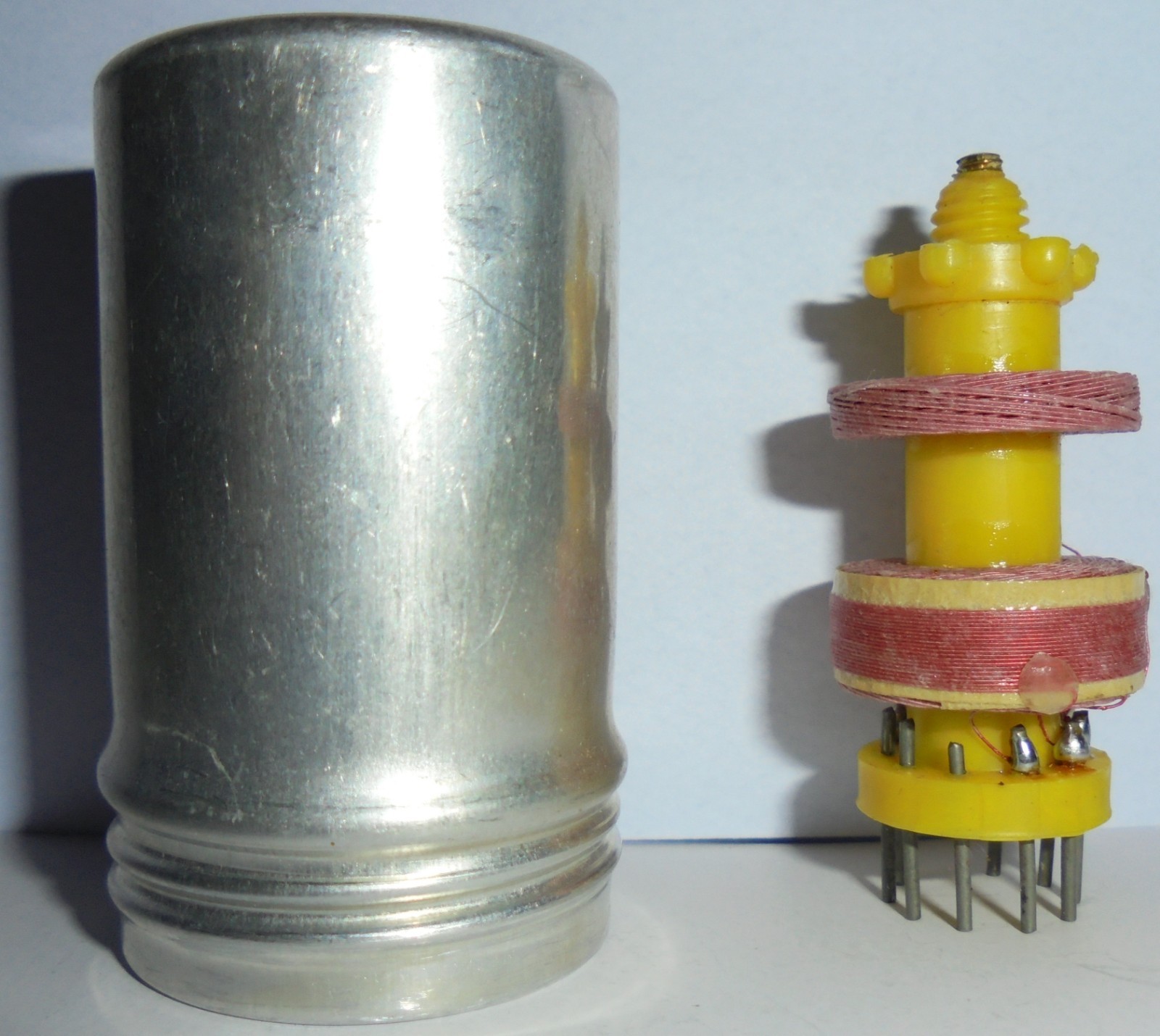 DENCO MAXI Q RADIO COIL ~ DUAL PURPOSE TRANSISTOR RANGE ~ YELLOW ~ 1T ...