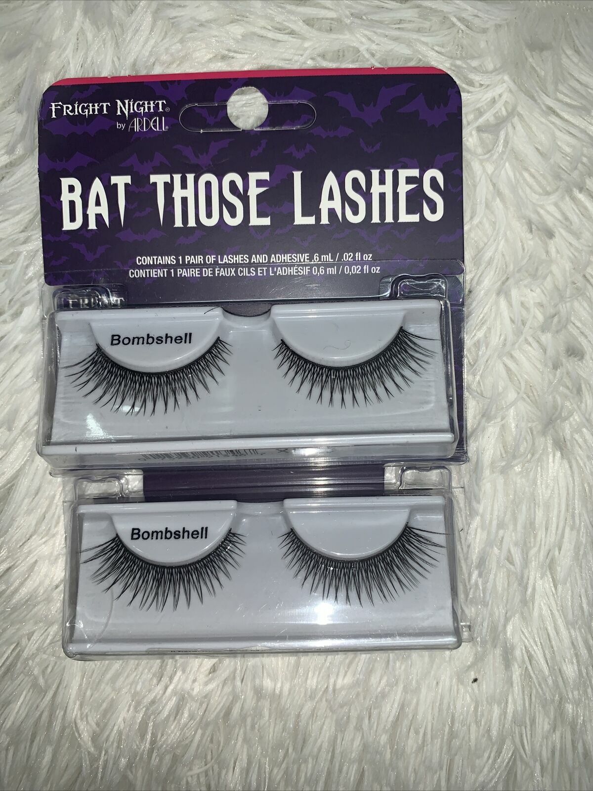 FRIGHT NIGHT BY ARDELL BAT THOSE LASHES BOMBSHELL EYE LASHES SET Of 2 ...