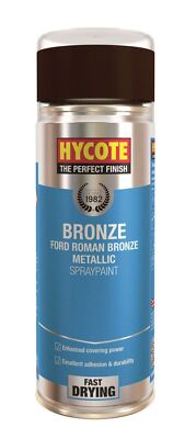 Hycote Colour Spray Paint XUK1028 Ford Roman Bronze Metallic 400ml x 24 ...
