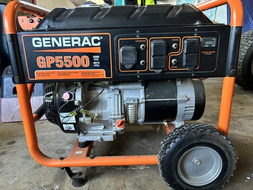 Generac GP5500 Portable Power Generator| 5500. Used Once | eBay