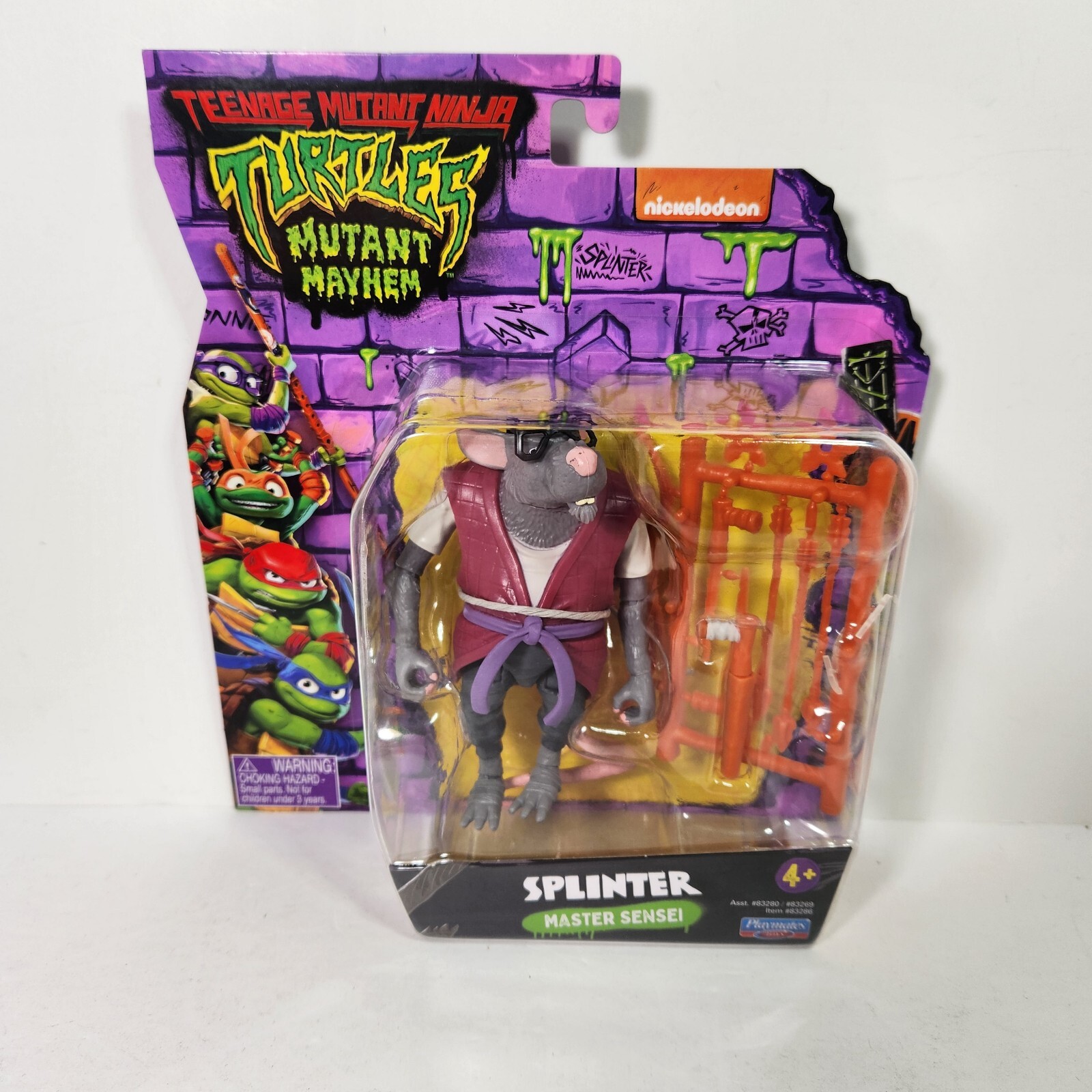 2023 Teenage Mutant Ninja Turtles Mayhem SPLINTER 4" Master Sensei ...