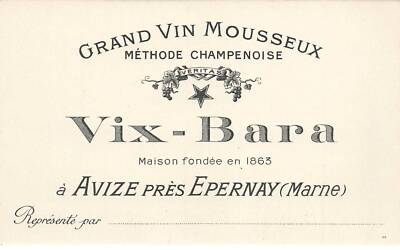 Advertisement #MK54874 Grand Sparkling Wine Vix Bara A Avize Epernay | eBay