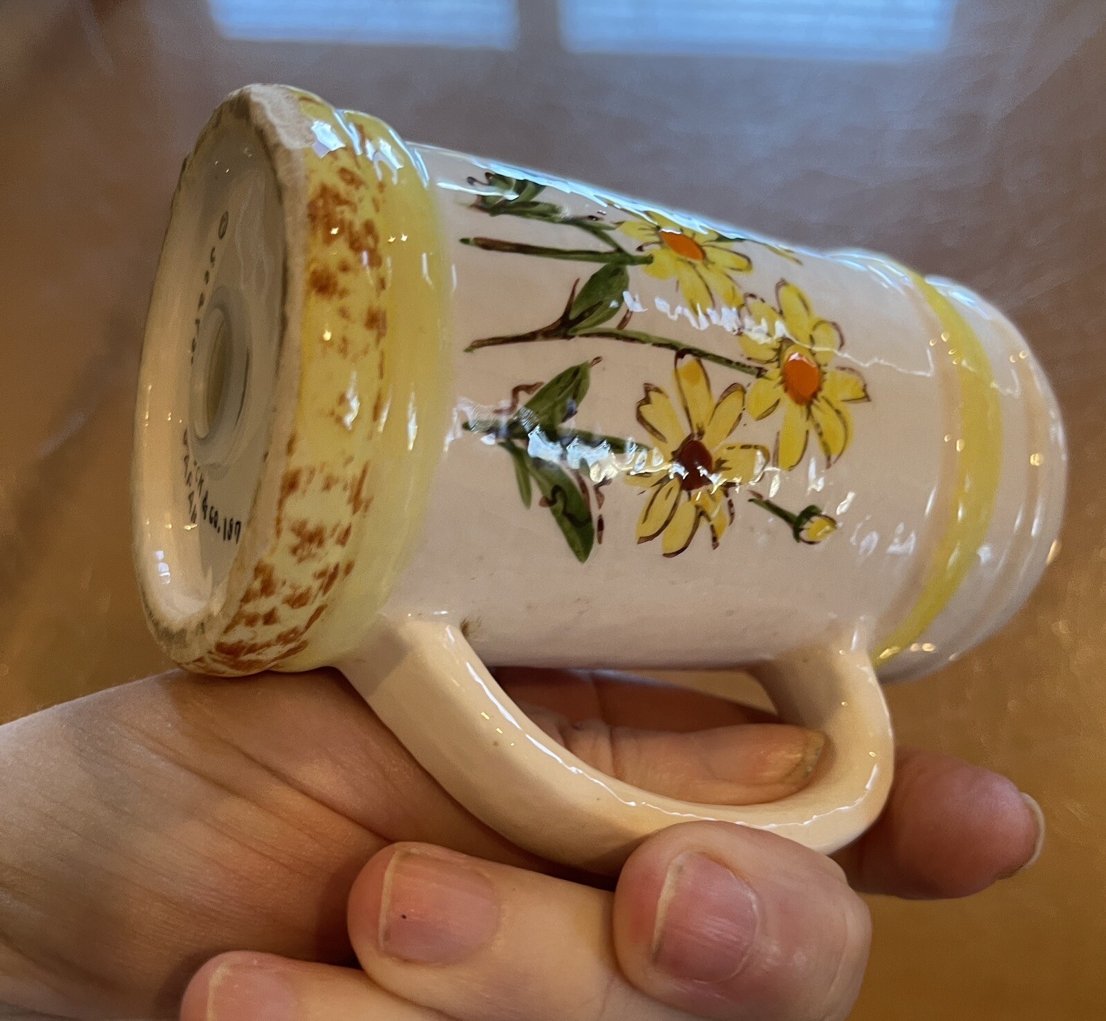 Sears Roebuck Co. 1978 Salt Shaker Yellow Floral Ceramic 70s Kitchen ...