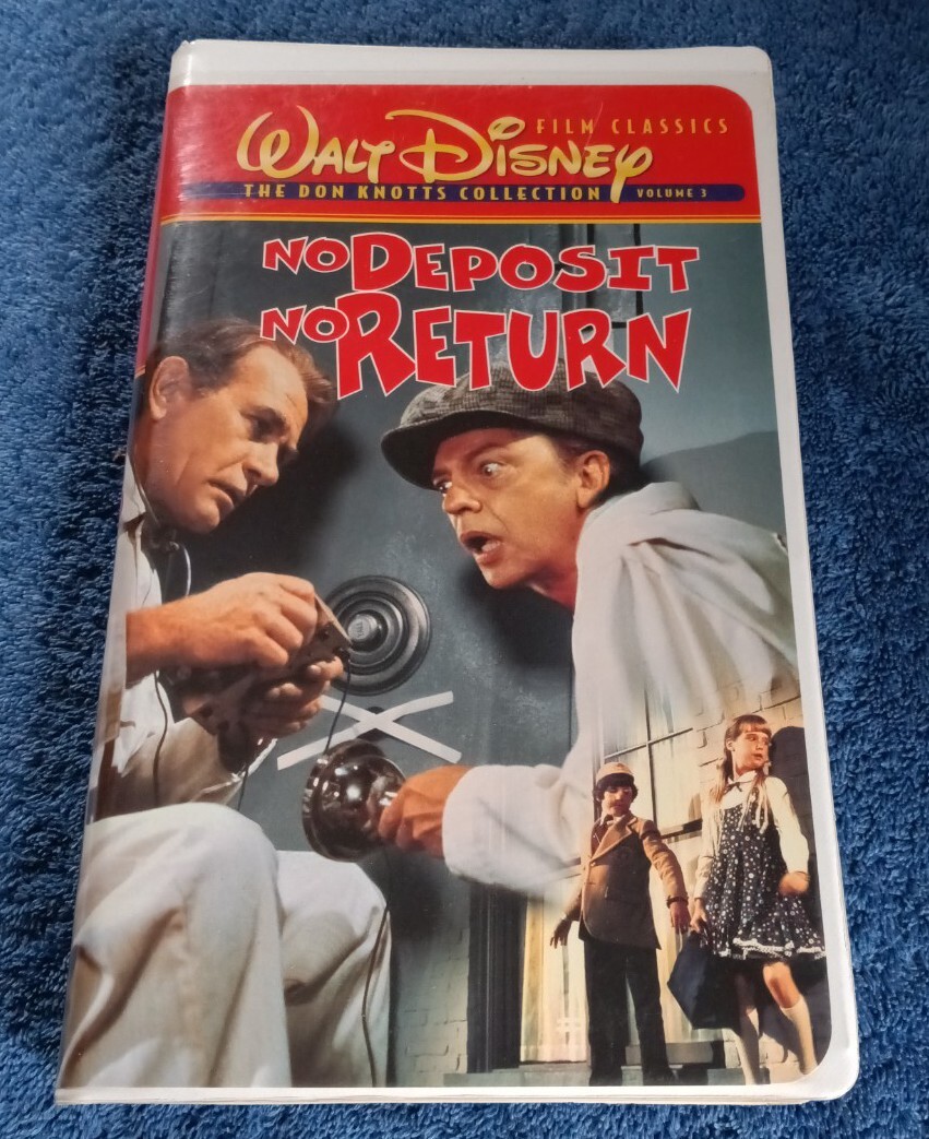 No Deposit, No Return VHS Don Knotts David Niven Norman Today Play ...